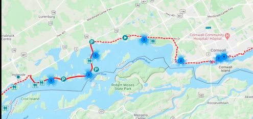 Itinerary:Cornwall to Long Sault Parkway | Great Lakes Waterfront Trail