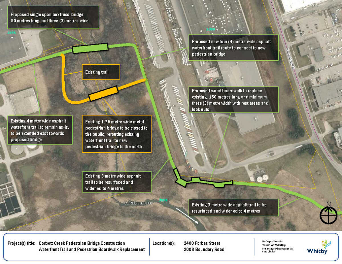 Closure - Forbes St to Intrepid Park, Whitby | Great Lakes Waterfront Trail
